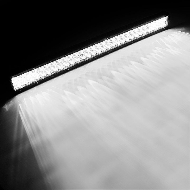 Barra led 7D dual 42 pulgadas curva doble color blanco/ámbar - Mr Led ...