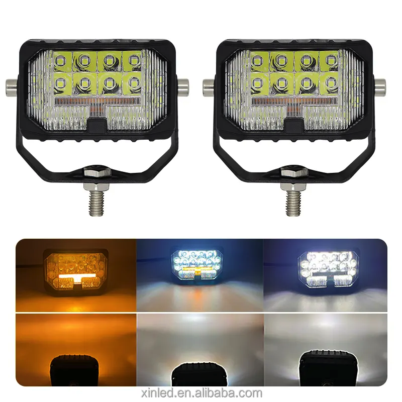 Par de faros led 3" con luz de dia - Mr Led Tienda Online - Mr Led